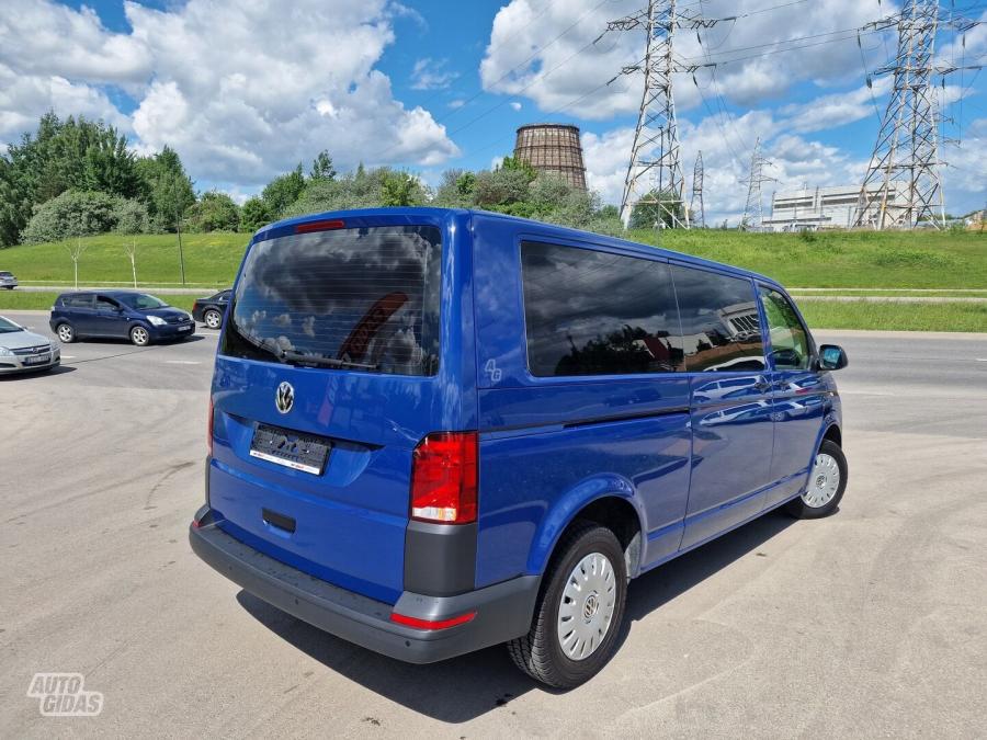 Blue Volkswagen Transporter 2020 in Kaunas, with an engine capacity of 2.00 L and mileage of 186 thousand km for 17750 €, photo 9 on AUTOMOTO.COM.LV