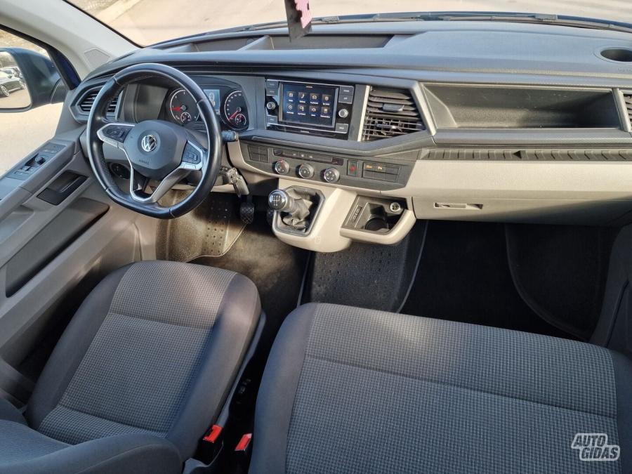 Blue Volkswagen Transporter 2020 in Kaunas, with an engine capacity of 2.00 L and mileage of 186 thousand km for 17750 €, photo 12 on AUTOMOTO.COM.LV