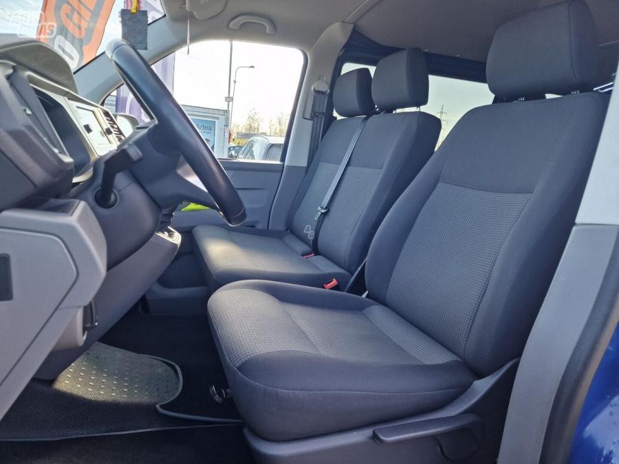 Blue Volkswagen Transporter 2020 in Kaunas, with an engine capacity of 2.00 L and mileage of 186 thousand km for 17750 €, photo 14 on AUTOMOTO.COM.LV