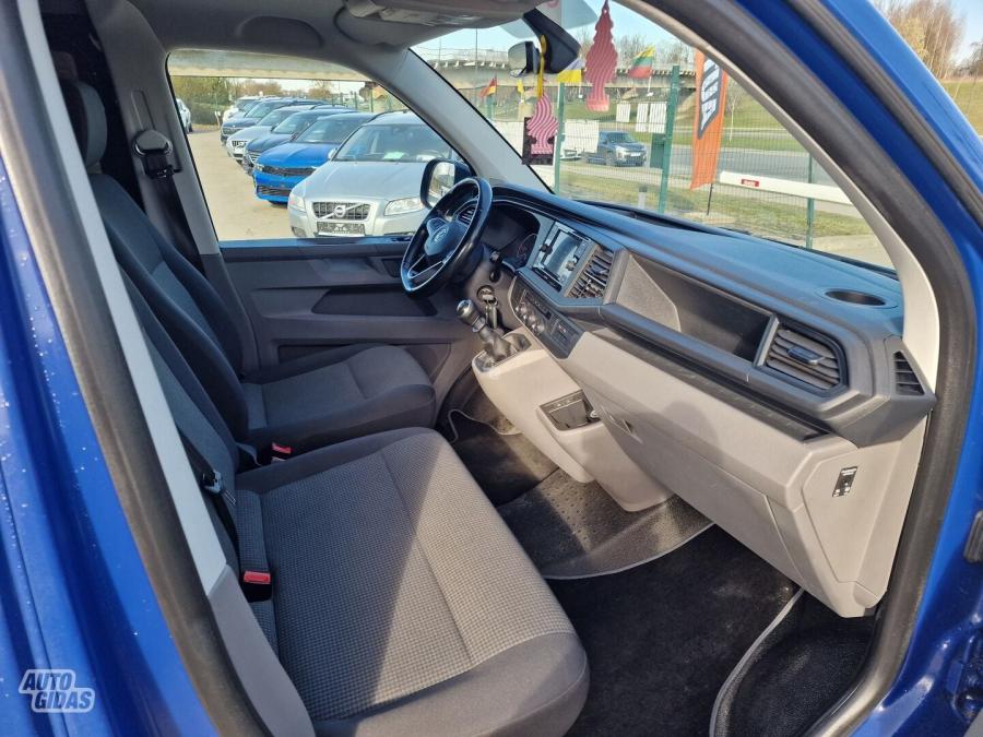 Blue Volkswagen Transporter 2020 in Kaunas, with an engine capacity of 2.00 L and mileage of 186 thousand km for 17750 €, photo 27 on AUTOMOTO.COM.LV