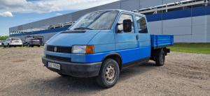 Blue Volkswagen Transporter 1993 in Riga, with an engine capacity of 2.40 L and mileage of 506 thousand km for 2150 €, photo  on AUTOMOTO.COM.LV