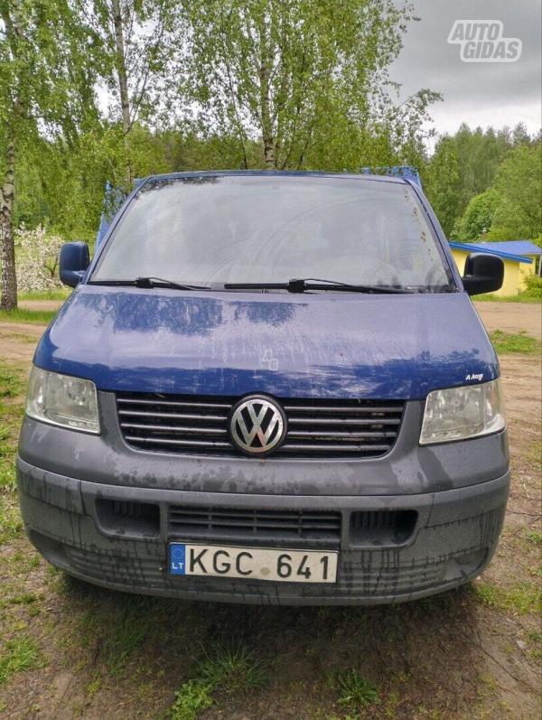 Blue Volkswagen Transporter 2007 in Elektrenai, with an engine capacity of 1.90 L and mileage of 253 thousand km for 2300 €, photo 2 on AUTOMOTO.COM.LV