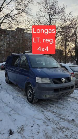 Zils Volkswagen Transporter 2008 Kauņa, ar dzinēja tilpumu 2.50 L un nobraukumu 540 tūkst. km par 3000 €, foto  vietnē AUTOMOTO.COM.LV