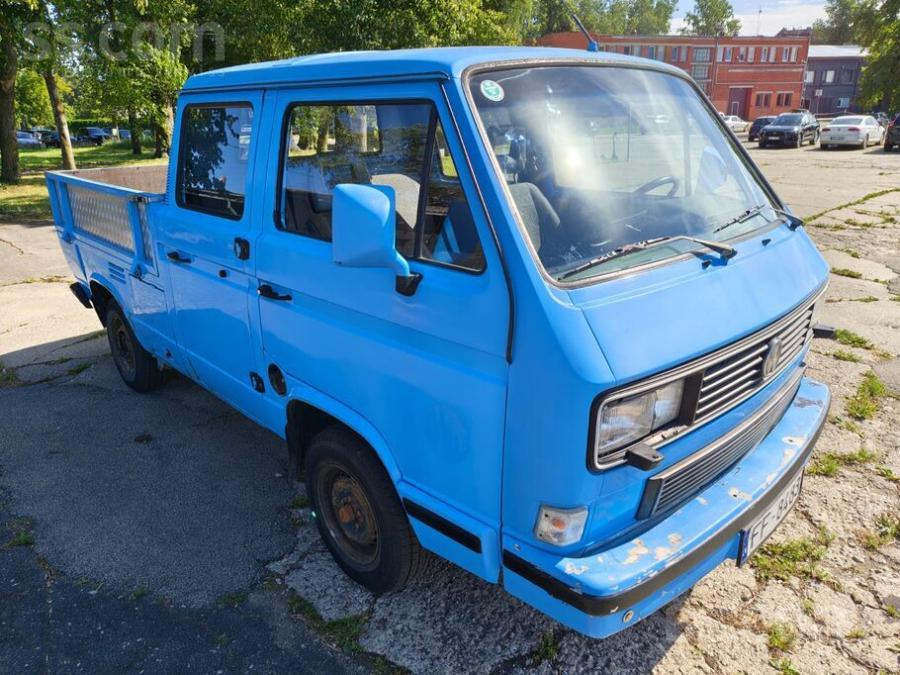 Синий Фольксваген Transporter 1991 в Рига, объемом двигателя 1.90 л и пробегом 283 тыс. км за 3400 €, фото 3 на AUTOMOTO.COM.LV