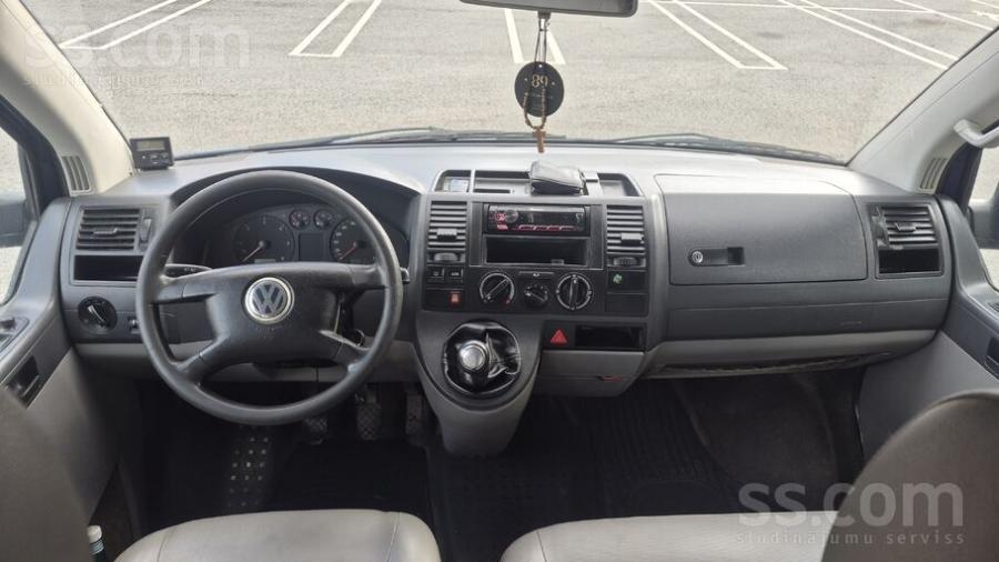 Blue Volkswagen Transporter 2004 in Riga, with an engine capacity of 1.90 L and mileage of 643 thousand km for 2500 €, photo 8 on AUTOMOTO.COM.LV