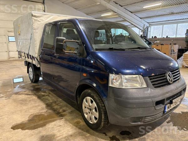 Blue Volkswagen Transporter 2007 in Jekabpils, with an engine capacity of 1.90 L and mileage of 420 thousand km for 4200 €, photo 2 on AUTOMOTO.COM.LV
