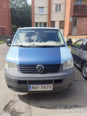 Blue Volkswagen Transporter 2006 in Ogre, with an engine capacity of 1.90 L and mileage of 360 thousand km for 2950 €, photo  on AUTOMOTO.COM.LV