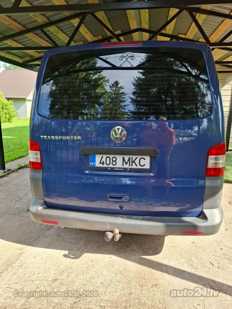 Zils Volkswagen Transporter 2007 Tallina, ar dzinēja tilpumu 1.90 L un nobraukumu 360 tūkst. km par 7200 €, foto 4 vietnē AUTOMOTO.COM.LV