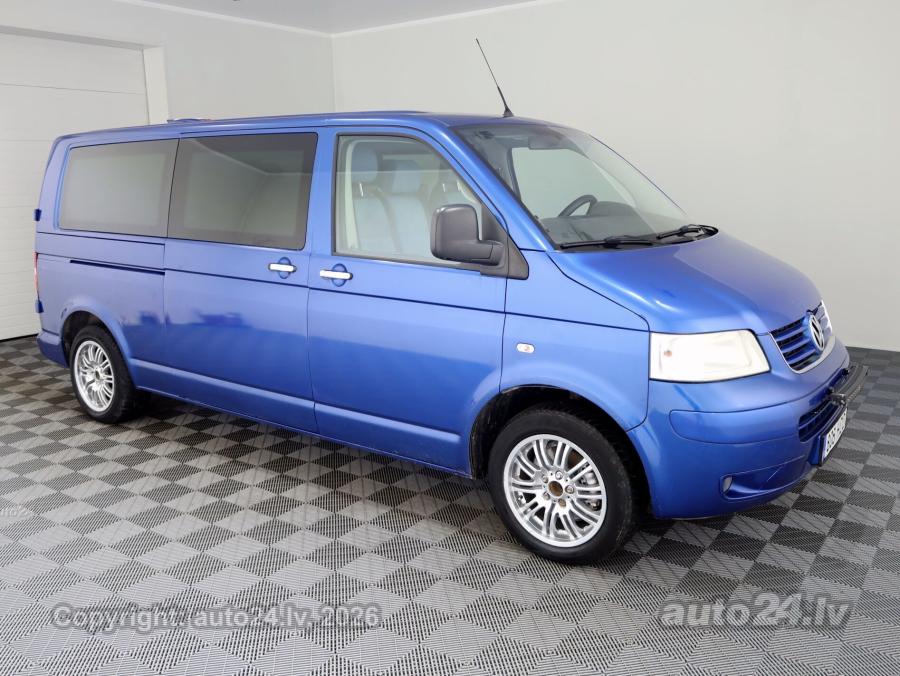 Blue Volkswagen Transporter 2009 in Tallinn, with an engine capacity of 2.50 L and mileage of 368 thousand km for 2999 €, photo 1 on AUTOMOTO.COM.LV