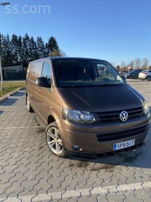 Brown Volkswagen Transporter 2011 in Riga, with an engine capacity of 2.00 L and mileage of 202 thousand km for 9100 €, photo  on AUTOMOTO.COM.LV