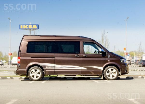 Brown Volkswagen Transporter 2011 in Riga, with an engine capacity of 2.00 L and mileage of 329 thousand km for 9990 €, photo 9 on AUTOMOTO.COM.LV