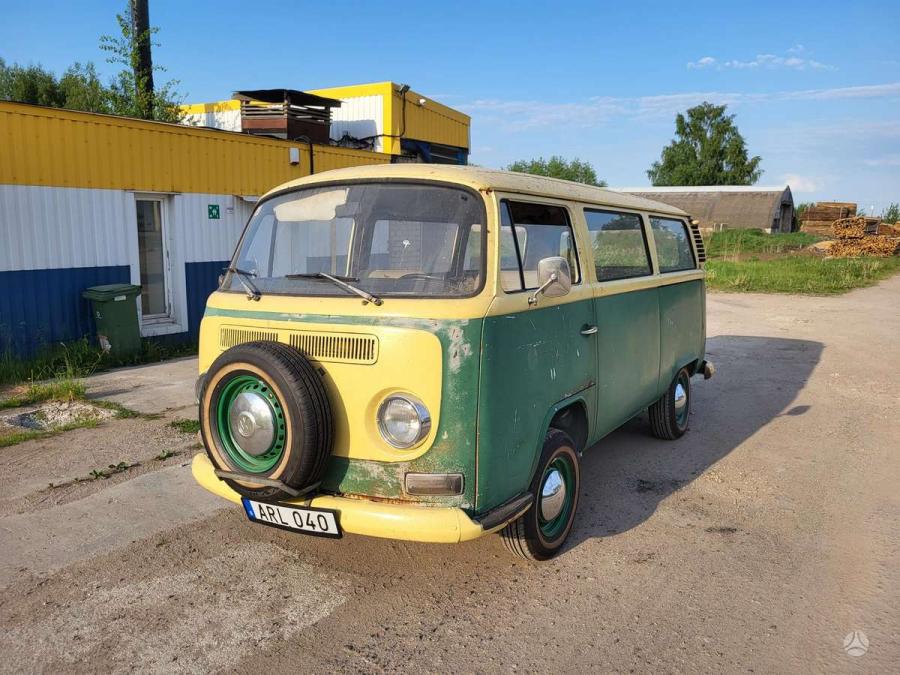 Зеленый Фольксваген Transporter 1972 в Каунас, объемом двигателя 1.68 л и пробегом 86 тыс. км за 15200 €, фото 6 на AUTOMOTO.COM.LV