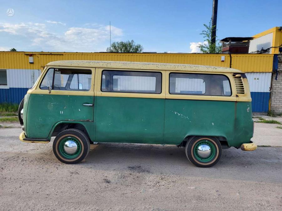 Зеленый Фольксваген Transporter 1972 в Каунас, объемом двигателя 1.68 л и пробегом 86 тыс. км за 15200 €, фото 7 на AUTOMOTO.COM.LV