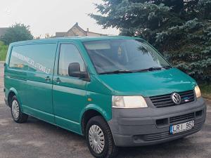 Green Volkswagen Transporter 2007 in Vilnius, with an engine capacity of 1.90 L and mileage of 342 thousand km for 2999 €, photo  on AUTOMOTO.COM.LV