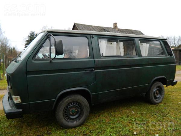Zaļš Volkswagen Transporter 1987 Jēkabpils, ar dzinēja tilpumu 1.60 L un nobraukumu 30 tūkst. km par 3400 €, foto 1 vietnē AUTOMOTO.COM.LV