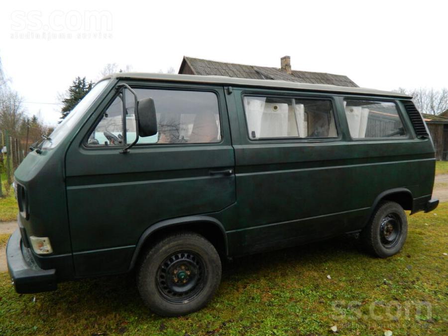 Zaļš Volkswagen Transporter 1987 Jēkabpils, ar dzinēja tilpumu 1.60 L un nobraukumu 30 tūkst. km par 3400 €, foto 1 vietnē AUTOMOTO.COM.LV