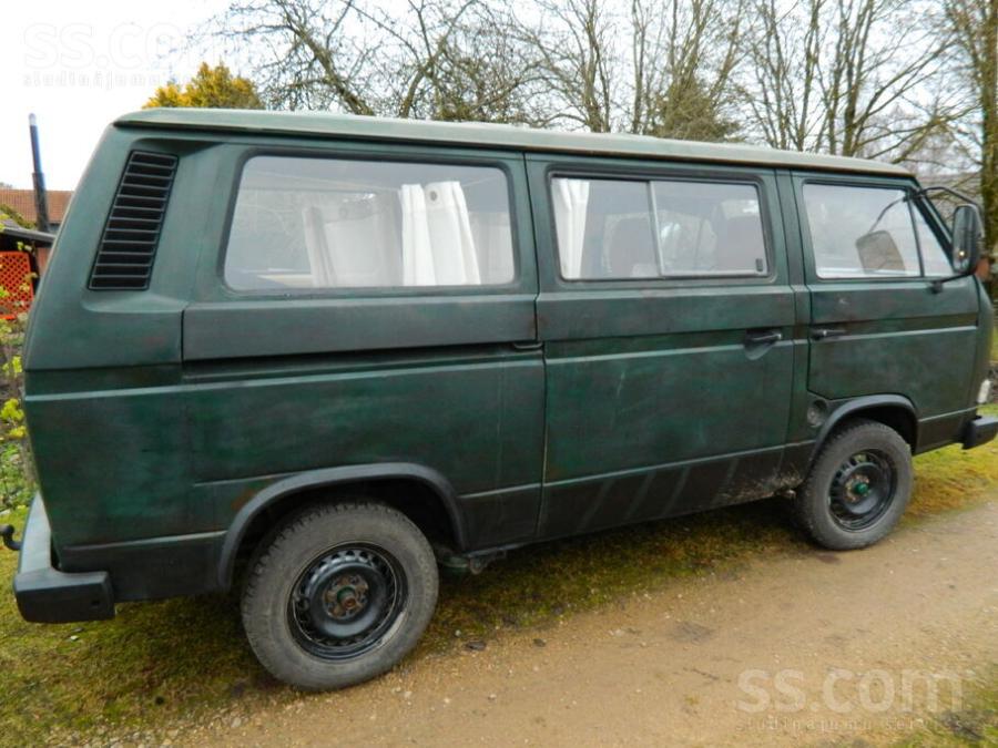 Zaļš Volkswagen Transporter 1987 Jēkabpils, ar dzinēja tilpumu 1.60 L un nobraukumu 30 tūkst. km par 3400 €, foto 3 vietnē AUTOMOTO.COM.LV