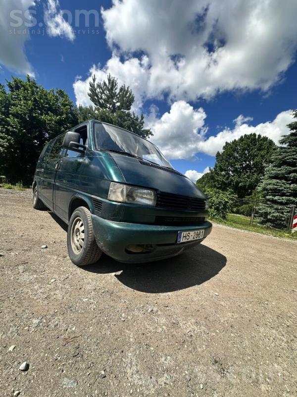 Зеленый Фольксваген Transporter 1999 в Огре, объемом двигателя 2.50 л и пробегом 650 тыс. км за 1100 €, фото 2 на AUTOMOTO.COM.LV
