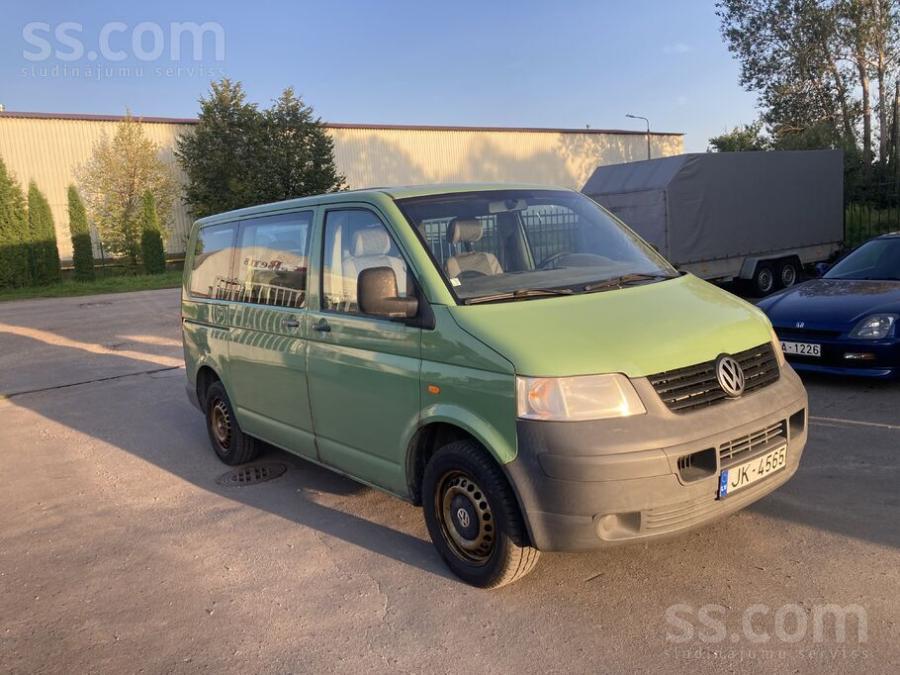 Zaļš Volkswagen Transporter 2005 Rīga, ar dzinēja tilpumu 1.90 L un nobraukumu 518 tūkst. km par 4500 €, foto 1 vietnē AUTOMOTO.COM.LV
