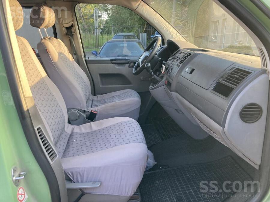 Zaļš Volkswagen Transporter 2005 Rīga, ar dzinēja tilpumu 1.90 L un nobraukumu 518 tūkst. km par 4500 €, foto 8 vietnē AUTOMOTO.COM.LV