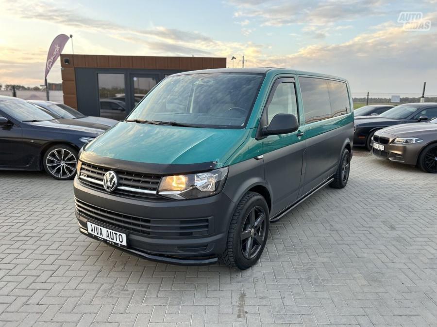 Green Volkswagen Transporter 2016 in Kaunas, with an engine capacity of 2.00 L and mileage of 443 thousand km for 14500 €, photo 1 on AUTOMOTO.COM.LV