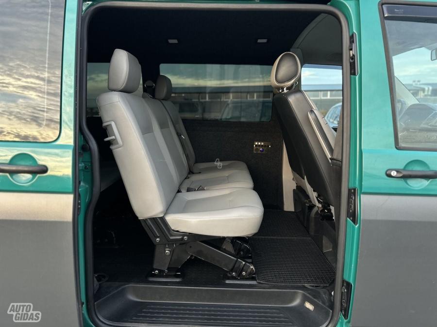 Green Volkswagen Transporter 2016 in Kaunas, with an engine capacity of 2.00 L and mileage of 443 thousand km for 14500 €, photo 37 on AUTOMOTO.COM.LV