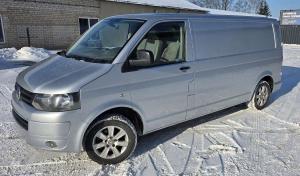 Grey Volkswagen Transporter 2011 in Taurage, with an engine capacity of 1.97 L and mileage of 320 thousand km for 6000 €, photo  on AUTOMOTO.COM.LV