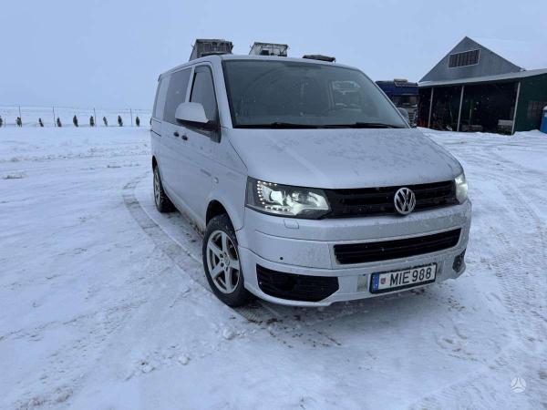 Grey Volkswagen Transporter 2013 in Pasvalys, with an engine capacity of 2.00 L and mileage of 215 thousand km for 9995 €, photo 1 on AUTOMOTO.COM.LV