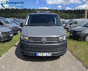 Grey Volkswagen Transporter 2018 in Vilnius, with an engine capacity of 1.97 L and mileage of 159 thousand km for 15900 €, photo 3 on AUTOMOTO.COM.LV