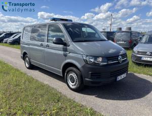Pelēks Volkswagen Transporter 2018 Viļņa, ar dzinēja tilpumu 1.97 L un nobraukumu 145 tūkst. km par 15900 €, foto 4 vietnē AUTOMOTO.COM.LV