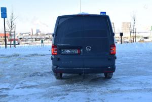 Grey Volkswagen Transporter 2019 in Vilnius, with an engine capacity of 1.97 L and mileage of 592 thousand km for 10700 €, photo 6 on AUTOMOTO.COM.LV