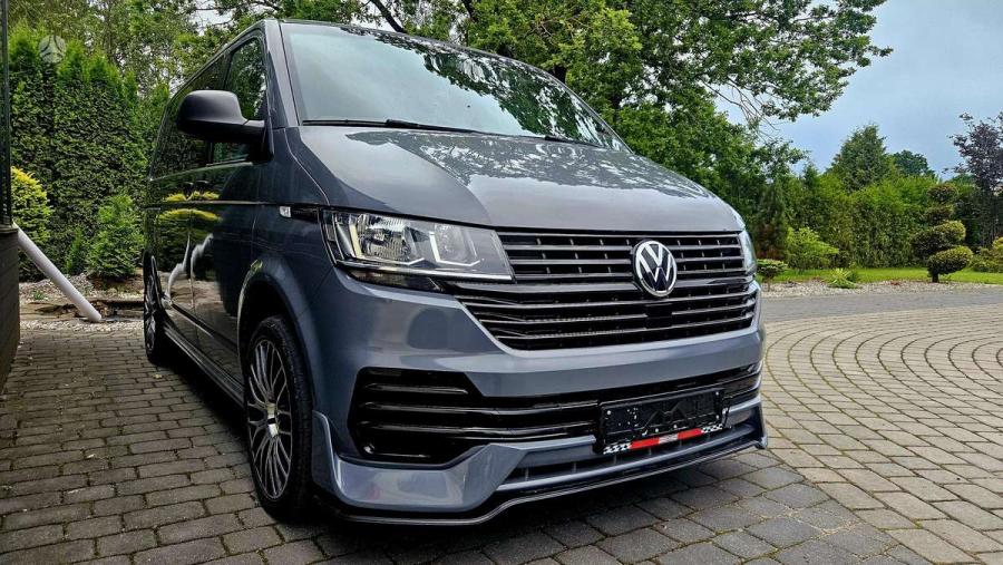 Grey Volkswagen Transporter 2021 in Kaisiadorys, with an engine capacity of 2.00 L and mileage of 190 thousand km for 18200 €, photo 3 on AUTOMOTO.COM.LV