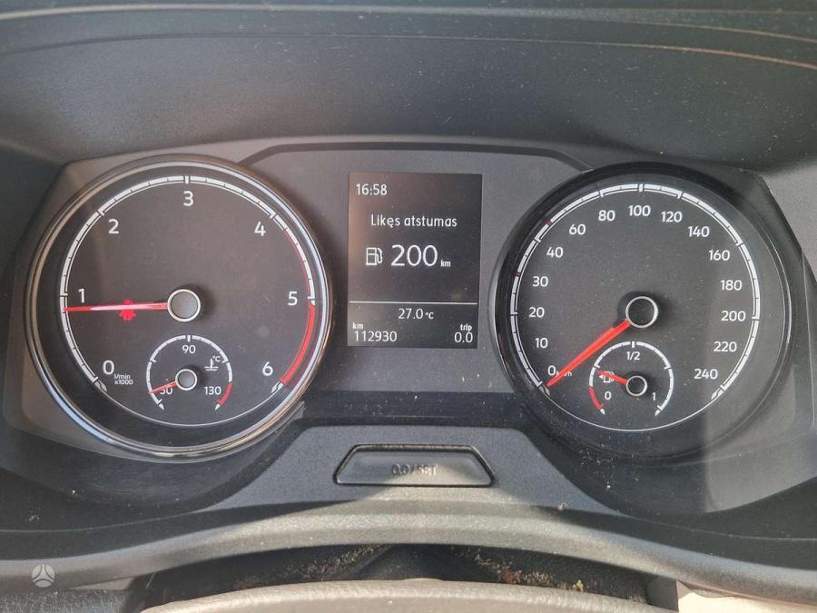 Grey Volkswagen Transporter 2021 in Vilnius, with an engine capacity of 1.97 L and mileage of 113 thousand km for 18100 €, photo 13 on AUTOMOTO.COM.LV