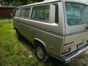 Grey Volkswagen Transporter 1987 in Riga, with an engine capacity of 2.10 L and mileage of 237 thousand km for 9500 €, photo 5 on AUTOMOTO.COM.LV