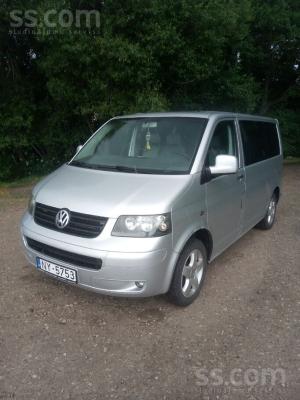 Grey Volkswagen Transporter 2003 in Jurmala, with an engine capacity of 2.50 L and mileage of 439 thousand km for 3600 €, photo  on AUTOMOTO.COM.LV