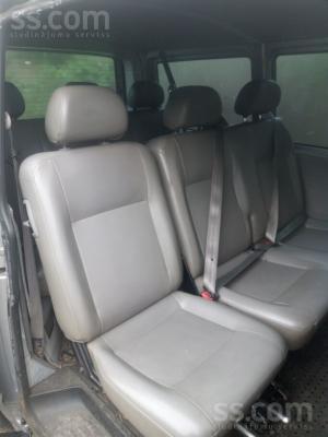 Grey Volkswagen Transporter 2003 in Jurmala, with an engine capacity of 2.50 L and mileage of 439 thousand km for 3600 €, photo 8 on AUTOMOTO.COM.LV