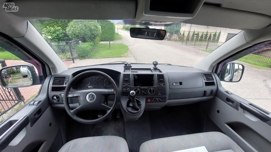 Grey Volkswagen Transporter 2006 in Kaunas, with an engine capacity of 1.90 L and mileage of 418 thousand km for 4900 €, photo 9 on AUTOMOTO.COM.LV