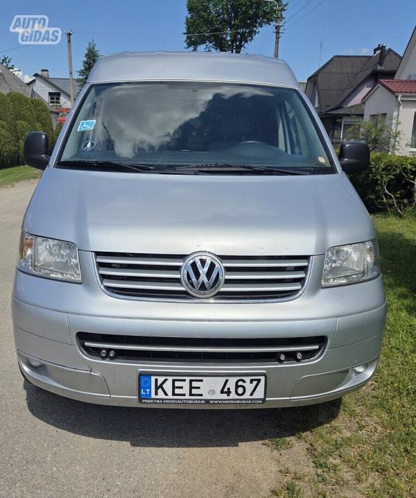 Grey Volkswagen Transporter 2007 in Birzai, with an engine capacity of 2.40 L and mileage of 252 thousand km for 10200 €, photo 1 on AUTOMOTO.COM.LV