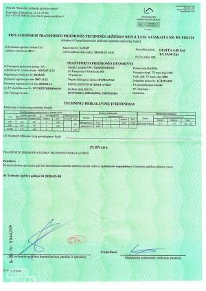 Серый Фольксваген Transporter 2007 в Биржай, объемом двигателя 2.40 л и пробегом 252 тыс. км за 10200 €, фото 18 на AUTOMOTO.COM.LV