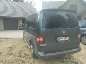 Grey Volkswagen Transporter 2008 in Riga, with an engine capacity of 2.50 L and mileage of 404 thousand km for 2500 €, photo  on AUTOMOTO.COM.LV