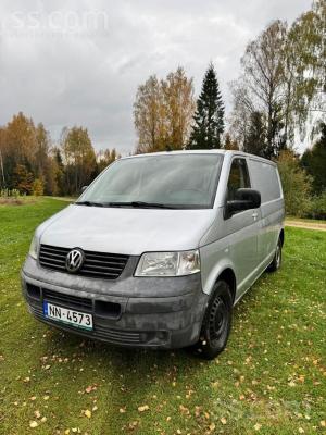 Grey Volkswagen Transporter 2008 in Riga, with an engine capacity of 1.90 L and mileage of 247 thousand km for 3950 €, photo  on AUTOMOTO.COM.LV