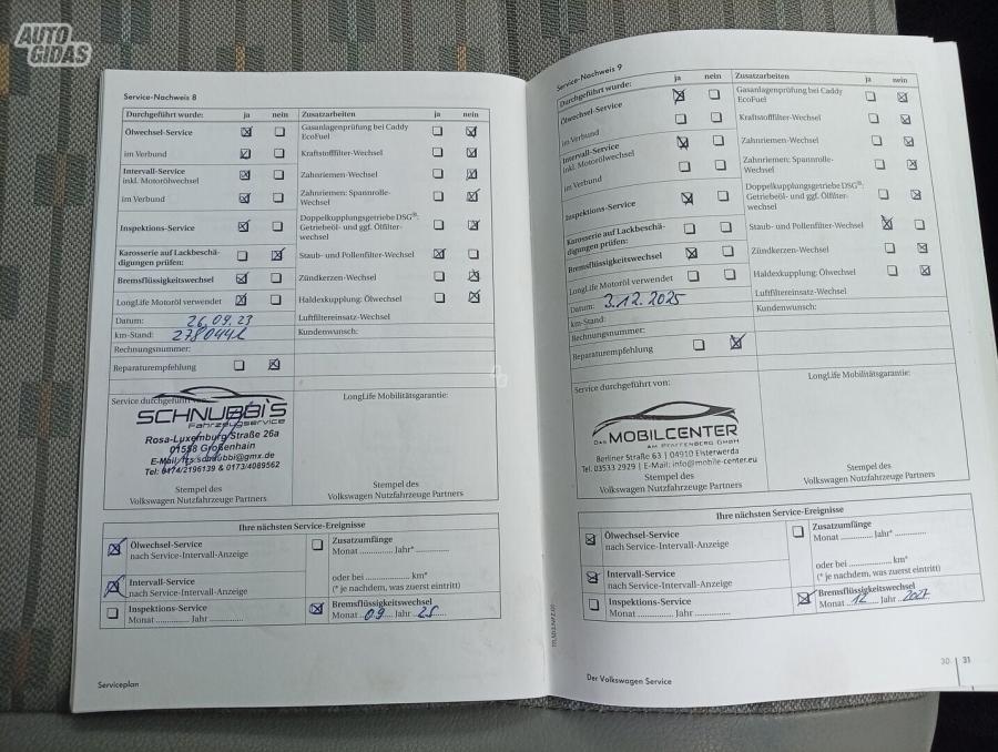 Grey Volkswagen Transporter 2010 in Vilnius, with an engine capacity of 2.00 L and mileage of 299 thousand km for 9300 €, photo 15 on AUTOMOTO.COM.LV