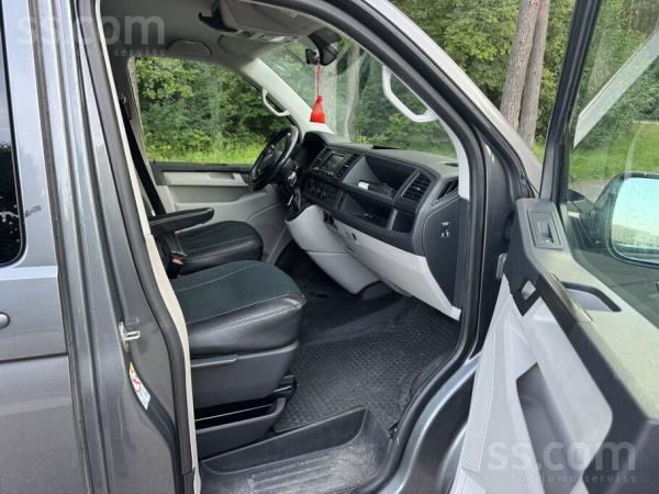 Grey Volkswagen Transporter 2017 in Riga, with an engine capacity of 2.00 L and mileage of 319 thousand km for 14500 €, photo 6 on AUTOMOTO.COM.LV