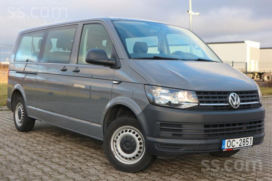 Grey Volkswagen Transporter 2019 in Riga, with an engine capacity of 2.00 L and mileage of 249 thousand km for 16000 €, photo 1 on AUTOMOTO.COM.LV