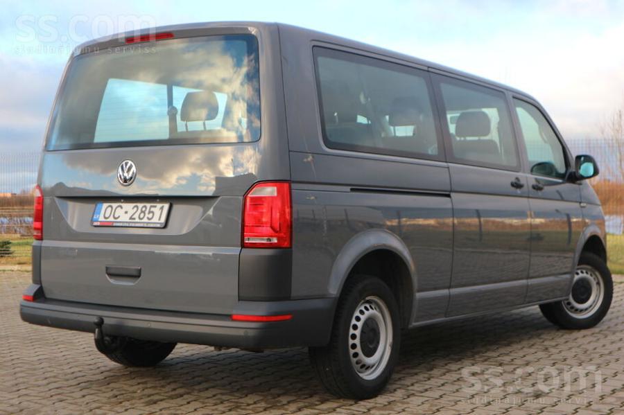 Grey Volkswagen Transporter 2019 in Riga, with an engine capacity of 2.00 L and mileage of 249 thousand km for 16000 €, photo 7 on AUTOMOTO.COM.LV