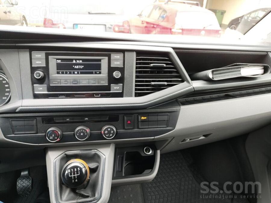 Grey Volkswagen Transporter 2020 in Riga, with an engine capacity of 2.00 L and mileage of 221 thousand km for 12700 €, photo 12 on AUTOMOTO.COM.LV