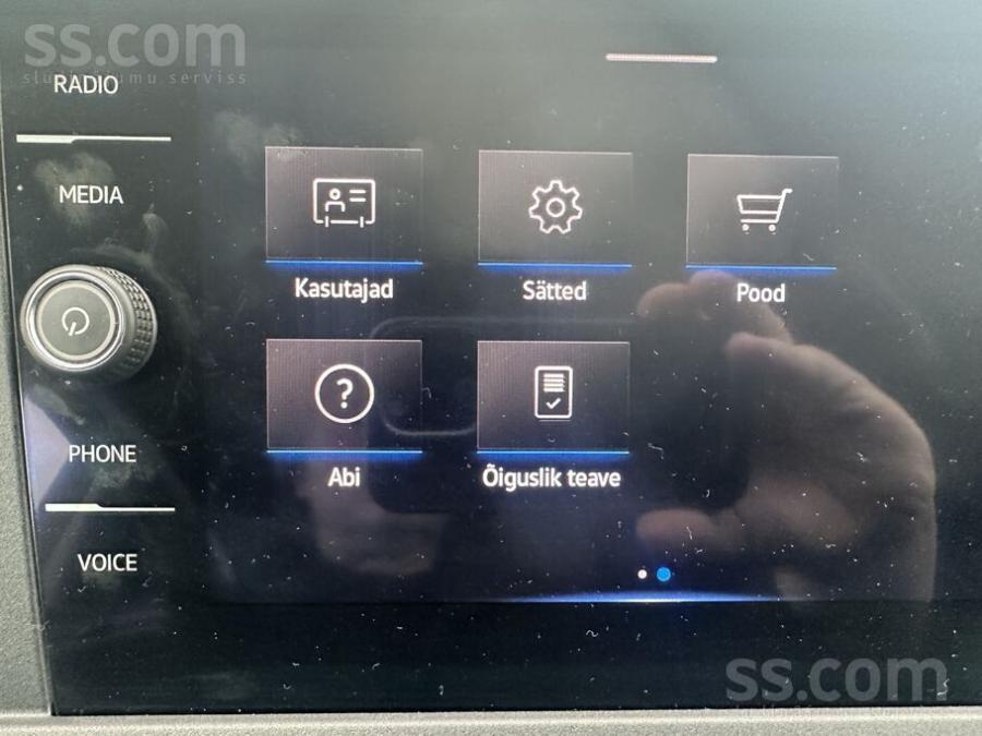 Pelēks Volkswagen Transporter 2021 Tallina, ar dzinēja tilpumu 2.00 L un nobraukumu 159 tūkst. km par 21800 €, foto 7 vietnē AUTOMOTO.COM.LV