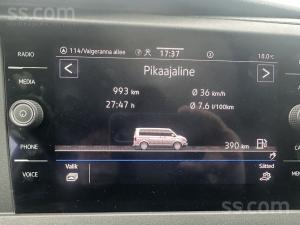 Pelēks Volkswagen Transporter 2021 Tallina, ar dzinēja tilpumu 2.00 L un nobraukumu 159 tūkst. km par 21800 €, foto 10 vietnē AUTOMOTO.COM.LV