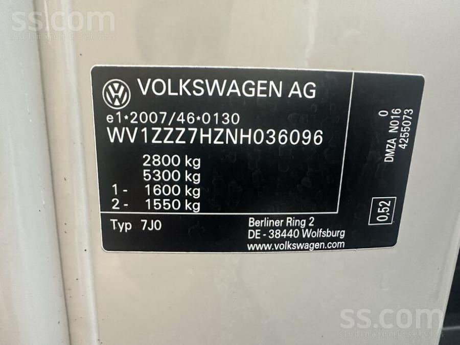 Pelēks Volkswagen Transporter 2021 Tallina, ar dzinēja tilpumu 2.00 L un nobraukumu 159 tūkst. km par 21800 €, foto 29 vietnē AUTOMOTO.COM.LV