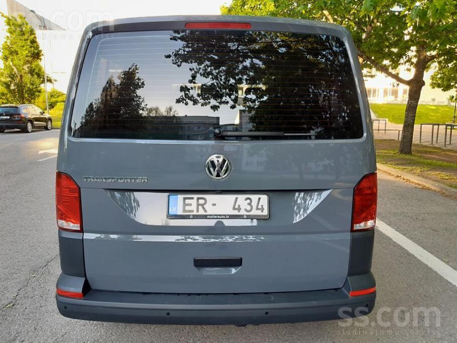 Grey Volkswagen Transporter 2024 in Riga, with an engine capacity of 1.90 L and mileage of 23 thousand km for 2200 €, photo 6 on AUTOMOTO.COM.LV
